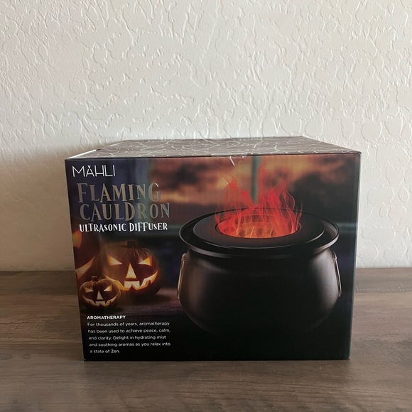Mahli | Holiday | Mahli Home Goods Tjmaxx Viral Black Flaming Cauldron ...